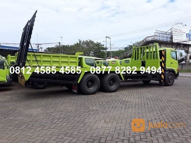 Truk Selfloader Self Loader Truck Hino 500 Selfloader Truk Angkut Alat ...