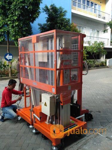 Aerial Work Platform Tangga Elektrik Alat Ketinggian Pengganti ...