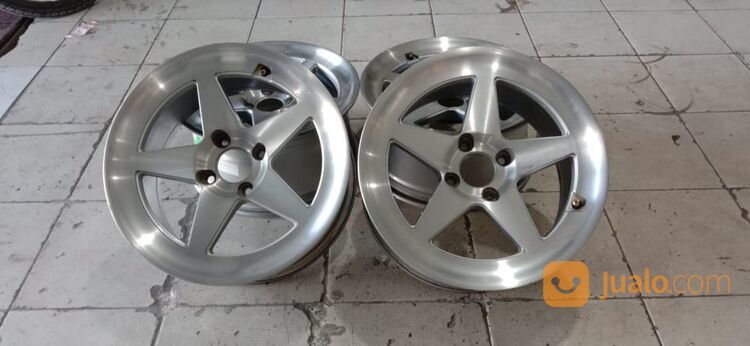 VELG R15 MOBIL SEKEN RING 15 MODEL RAYS R15X7,25 PCD 4X100 ET35 SILVER ...