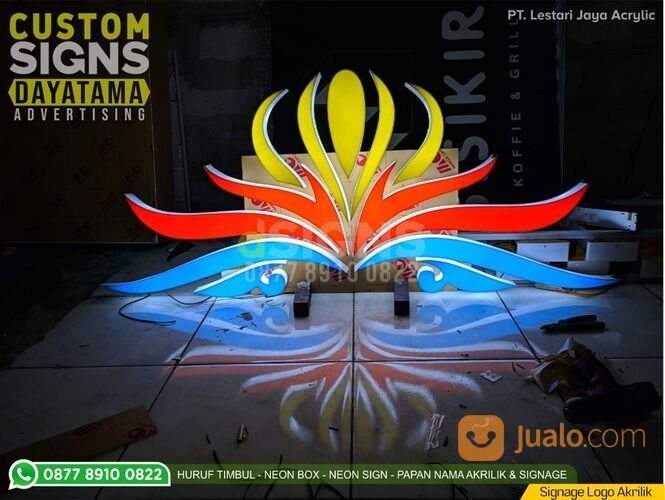 Signage Akrilik Huruf Timbul LED | Dayatama Advertising di Kab. Bekasi ...