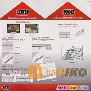 Genteng Aspal Bitumen IKO AR 20 di Kota Jakarta Timur, DKI Jakarta | Jualo.com