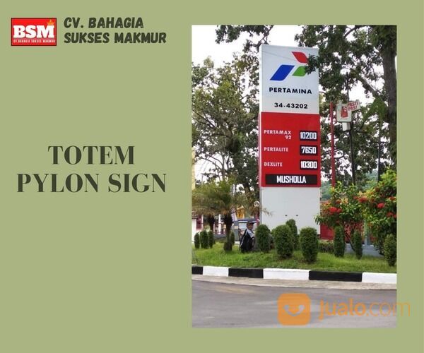 TOTEM PERTAMINA PYLON SIGN SPBU di Kab. Tangerang, Banten | Jualo.com