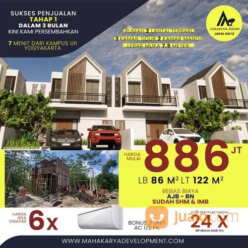 Row Jalan 7,5 Meter, Perumahan Elite 2 Lantai: Hanya 5 Menit Dari ...