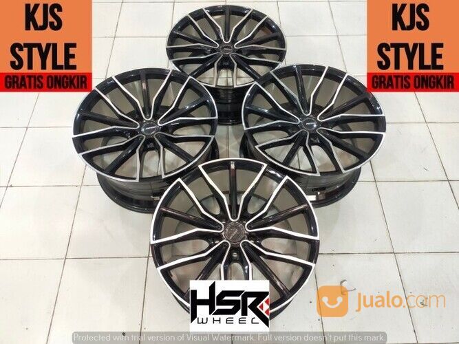 VELG MOBIL BMW R19 PCD 5X120 LEBAR BELANG 8,5/9,5 ET35 BLACK POLIS di ...