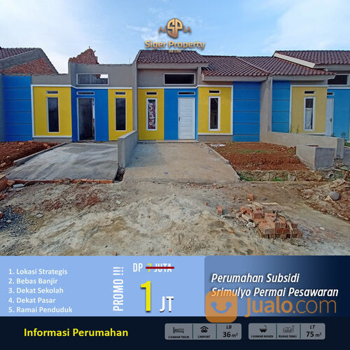 Perumahan Subsidi Tanah 75 Di Deket Kemiling 301221 di Kota Bandar ...