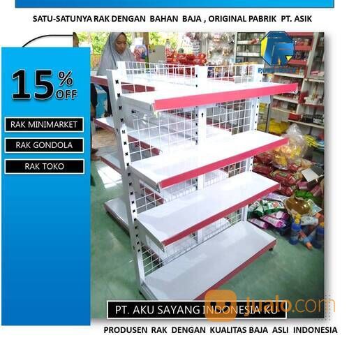 Ukuran Rak Toko Minimarket | Rak Gondola Minimarket di Kab. Aceh Timur ...