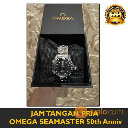 Jam Tangan Pria Automatic Omega Seamaster + BOX James Bond 007 50th ...