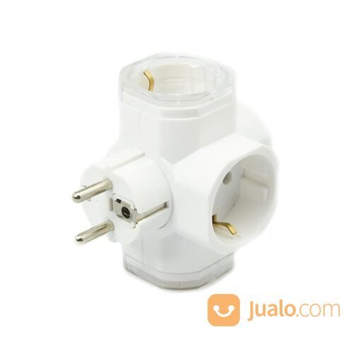 Krisbow Steker T-Arde 3 Arah Dengan Switch - Putih di Kota Surakarta ...