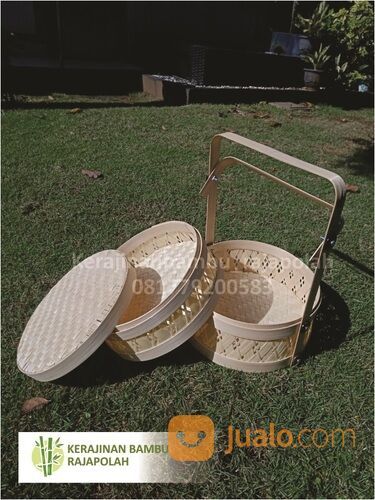 RANTANG TENONG BAMBU SUSUN KERAJINAN BAMBU BULAT TEMPAT BAMBU SUSUN di ...