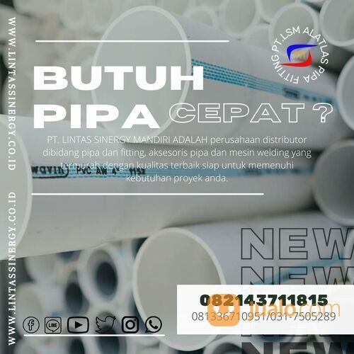 DISTRIBUTOR PIPA PVC BERBAGAI MERK DAN JENIS di Kota Pasuruan, Jawa ...