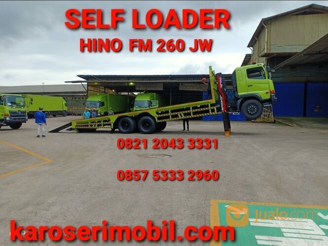 HINO SELF LOADER FM 260 JW SELF LOADER RANGER HINO 500 TRADO SELF ...