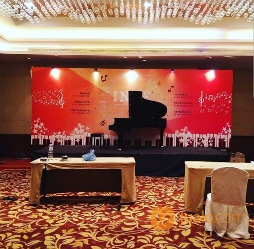 Jasa Pembuatan Backdrop Event Baru Rangka Kayu Dan Besi Di Kota Medan ...