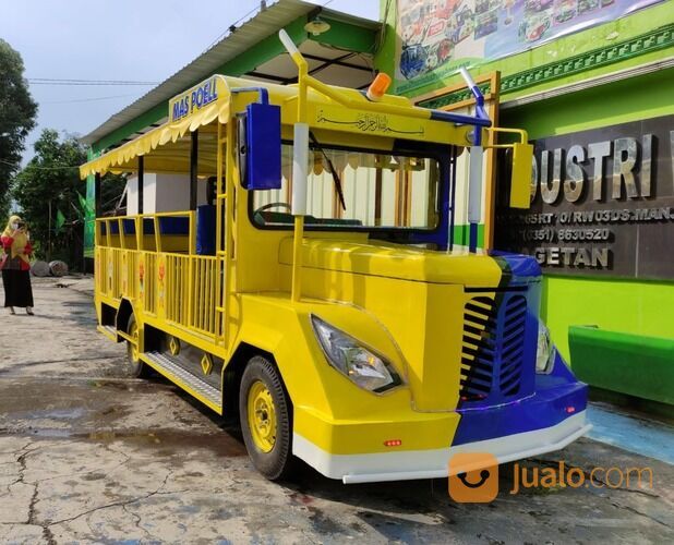 Odong Odong Fiber Campuran - Kereta Mini Wisata Kereta Panggung Full ...