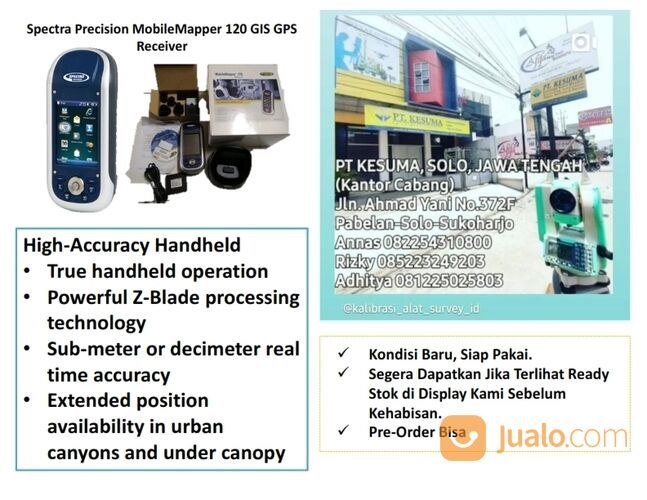 Spectra Precision MobileMapper 120 GIS GPS Receiver Alat Ukur Tanah di ...