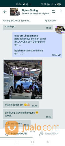 ORIGINAL! BALANCE DAMPER, Atasi STIR BANTING Pada Mobil Avanza 2014 di ...