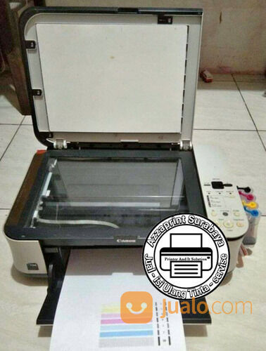 Printer Canon Mp258 Print Scan Foto Copy Warna Infus Joss Second Baik ...