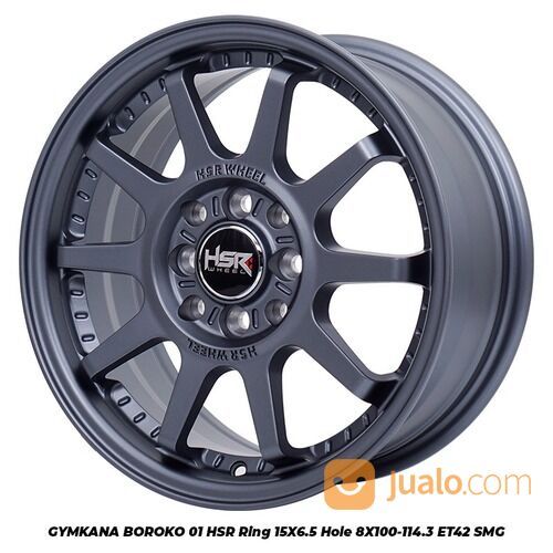 Velg Mobil Murah Vios City Avanza Ring 15 HSR GYMKANA BOROKO R15 Gun ...