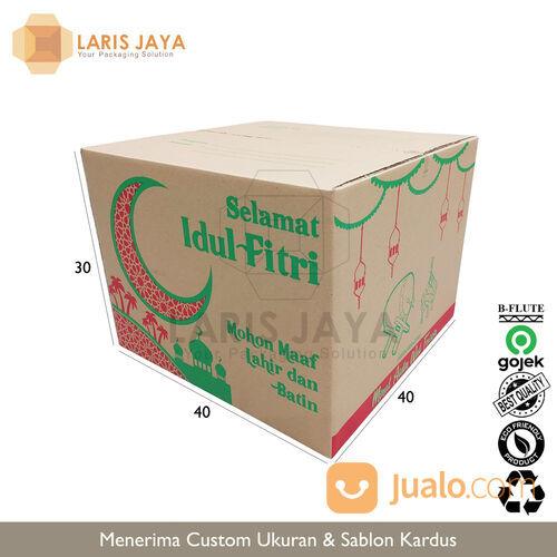 KARDUS LEBARAN / DUS / IDUL FITRI - COKLAT 40x40x30 cm di Kota Semarang ...