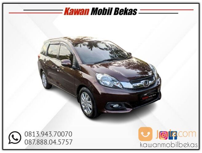 HONDA MOBILIO 1.5 E AT 2014 MERAH TEMBAGA kondisi mobil istimewa ...
