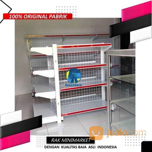 perlengkapan & peralatan, 3 jenis rak minimarket untuk swalayan di Kab ...
