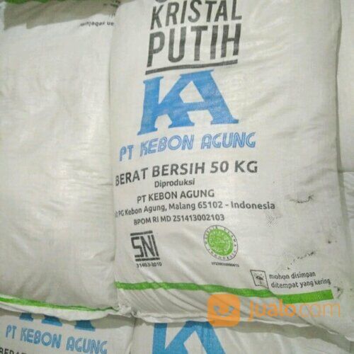 Distributor gula pasir kristal putih KBA 50 kg/karung di Kab. Bandung ...