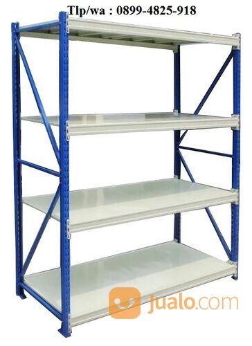 Rak Gudang Besi Baja Skala Medium Duty Beban 500 kg/level di Kota ...
