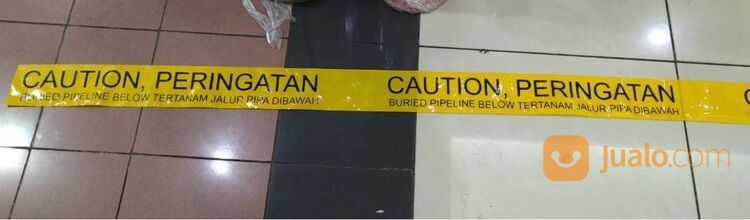 Tanda peringatan jalur pipa,under ground warning tape pipeline di Kota ...
