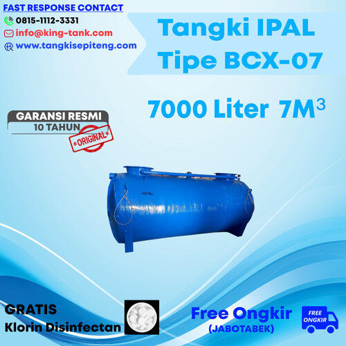 TANGKI STP BIOTECH IPAL 7000 Liter / 7m3 di Kota Jakarta Barat, DKI ...