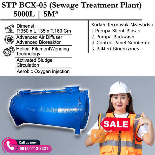 Set Komplit STP BIOTECH Biofilter 5000 Liter / 5m3 di Kota Jakarta ...