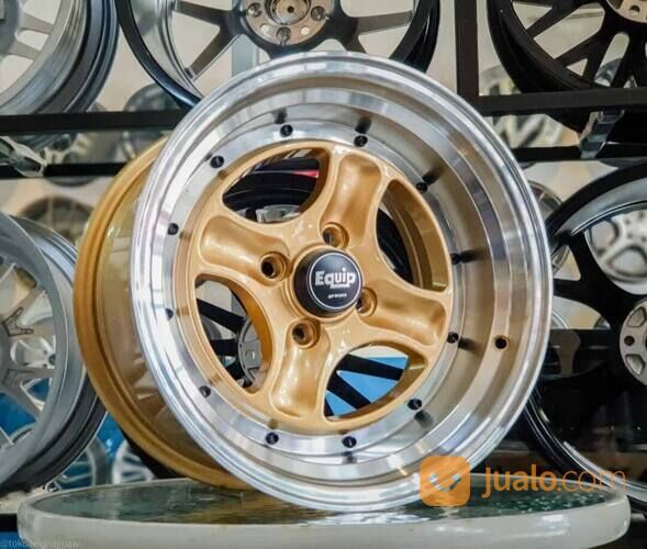 velg equip R15 lebar 8/9 pcd 4x100 di Kota Bandung, Jawa Barat | Jualo.com