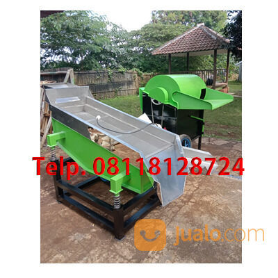 Mesin Sortasi Pengayak Biji Dengan 2 Mesh/Saringan (3 corong keluar) di ...