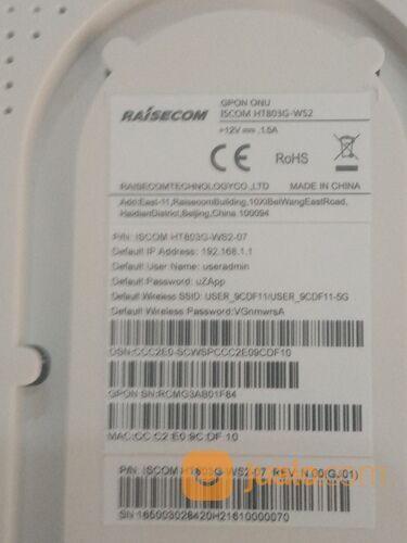 ISCOM HT803G-WS2 Optical Access Terminal (ONT) di Kota Jakarta Pusat ...