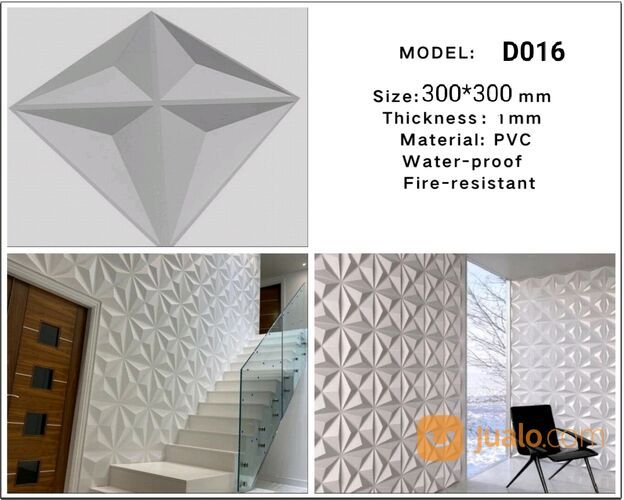 Wallpanel 3d Ukuran 50cm Dan 30cm Buat Indoor Dan Outdoor di Kota ...