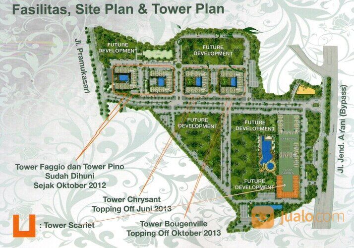 GREEN PRAMUKA SQUARE BARU STUDIO KOSONGAN TAHUNAN & IPL di Kota Jakarta ...