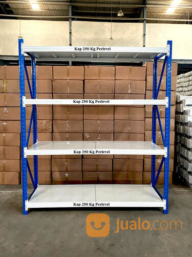 Rak Besi Serbaguna Beban 250 Kg/level T200*P200*L60Cm-4 level di Kota ...