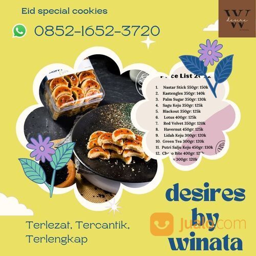 TERCANTIK, Call 0852-1652-3720, Kue Lebaran Aneka Macam Kering Desire By Winata di Kota Bogor ...
