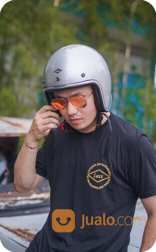 Helm Bogo Classic Retro Original (Warna Silver) di Kota Jakarta Pusat ...
