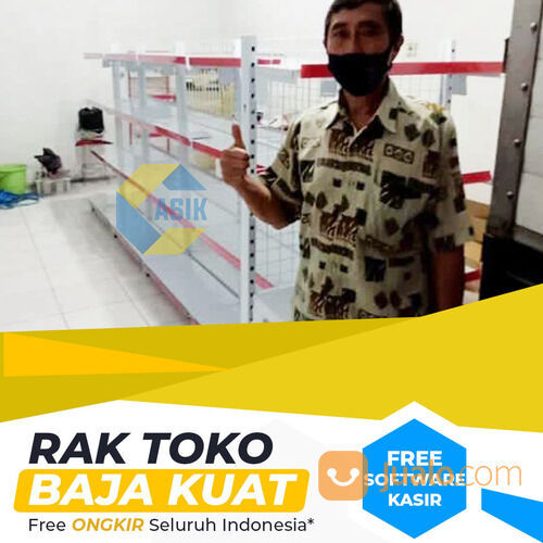 desain model rak minimarket | rak toko | rak gondola minimalis di Kab ...