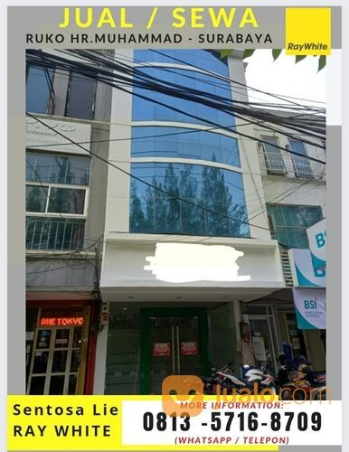 Ruko 5 Lantai HR.Muhammad Surabaya - NOL Jalan Raya Strategis Komersial ...