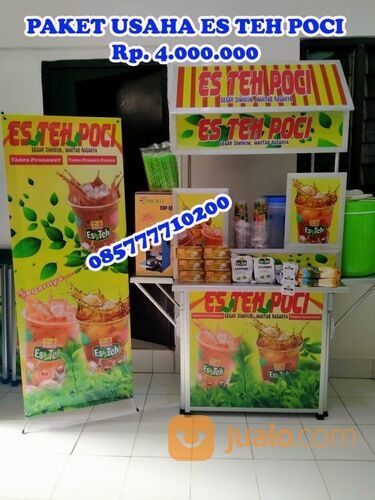 Waralaba Minuman Es Teh Poci Booth Almunium di Kota Jakarta Selatan ...