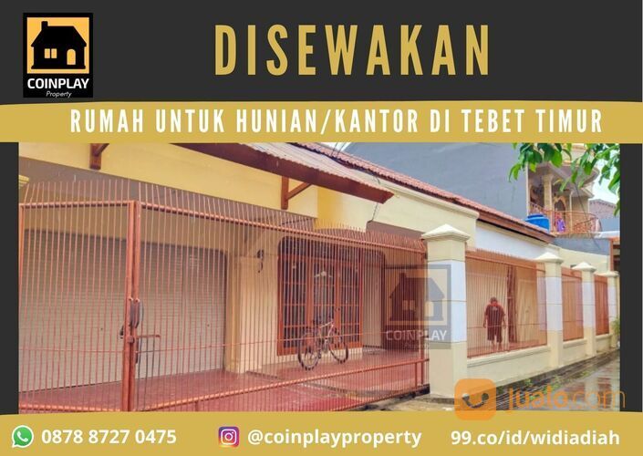 Rumah Luas Cocok untuk Kantor dan Hunian di Tebet Timur di Kota Jakarta ...