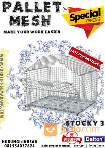 Pallet Mesh / Pallet Besi Berbagai Ukuran & Kapasitas 800kg di Kab ...