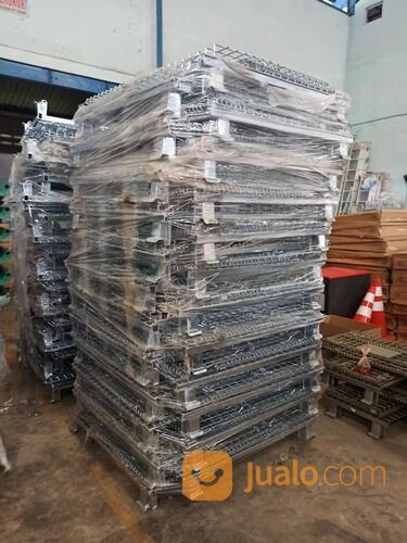 Harga Pallet Mesh Keranjang Besi Rak Susun Dalton Promo Harga Pabrik ...