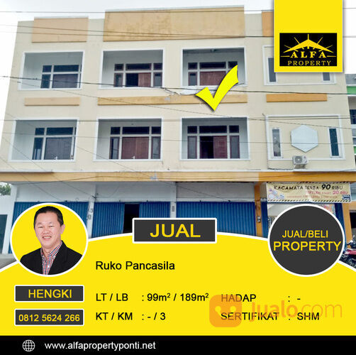 Alfa Property Ruko Pancasila, Pontianak, Kalimantan Barat di Kota ...