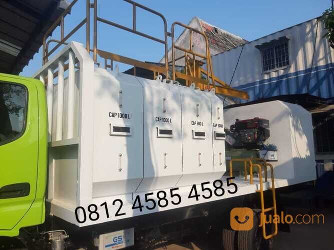 Truk Lube Service Mobile Oil Truk Tanker Truk Service Mobile di Kab ...