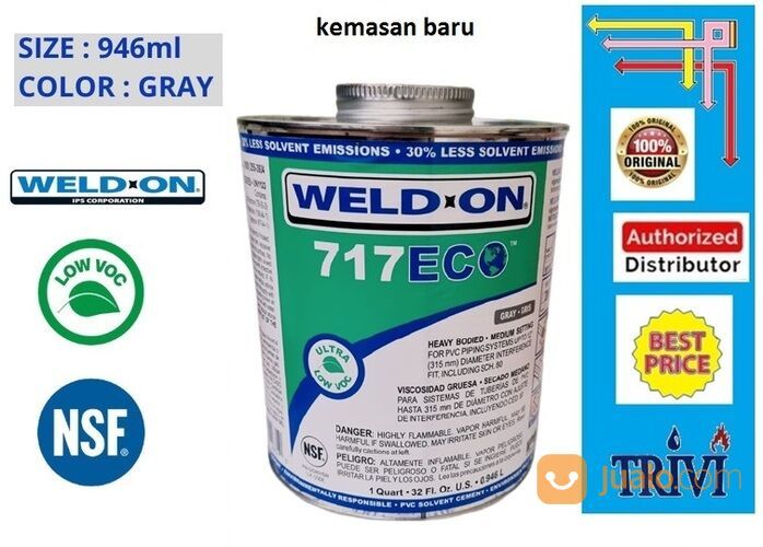 weldon 717 heavy bodied cement medium,lem pipa pvc cpvc 946ml weld on ...