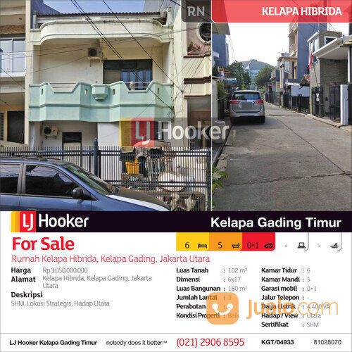 Rumah Kelapa Hibrida Kelapa Gading, Jakarta Utara di Kota Jakarta Utara ...