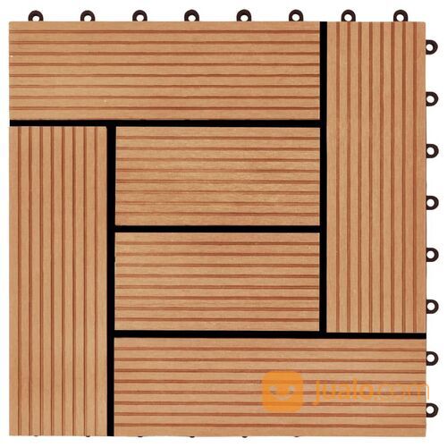 Decking Tile WPC Lantai Kayu Outdoor Kayu Asri Tipe DIY 2 di Kota ...