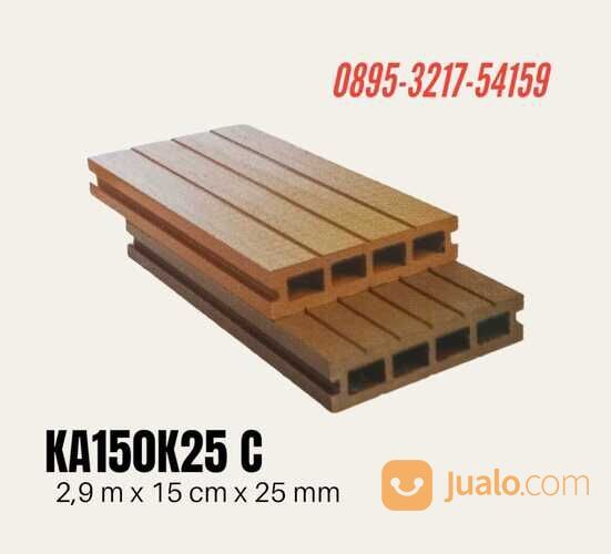 Decking Kayu WPC Lantai Dekorasi Exterior Tipe KA150K25 C di Kota ...