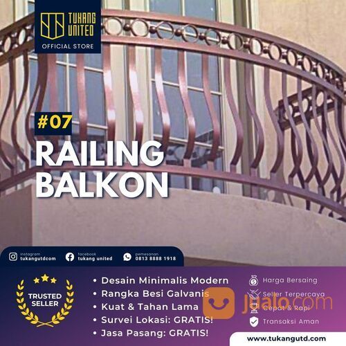 RAILING BALKON DESAIN MINIMALIS BALI di Kab. Badung, Bali | Jualo.com